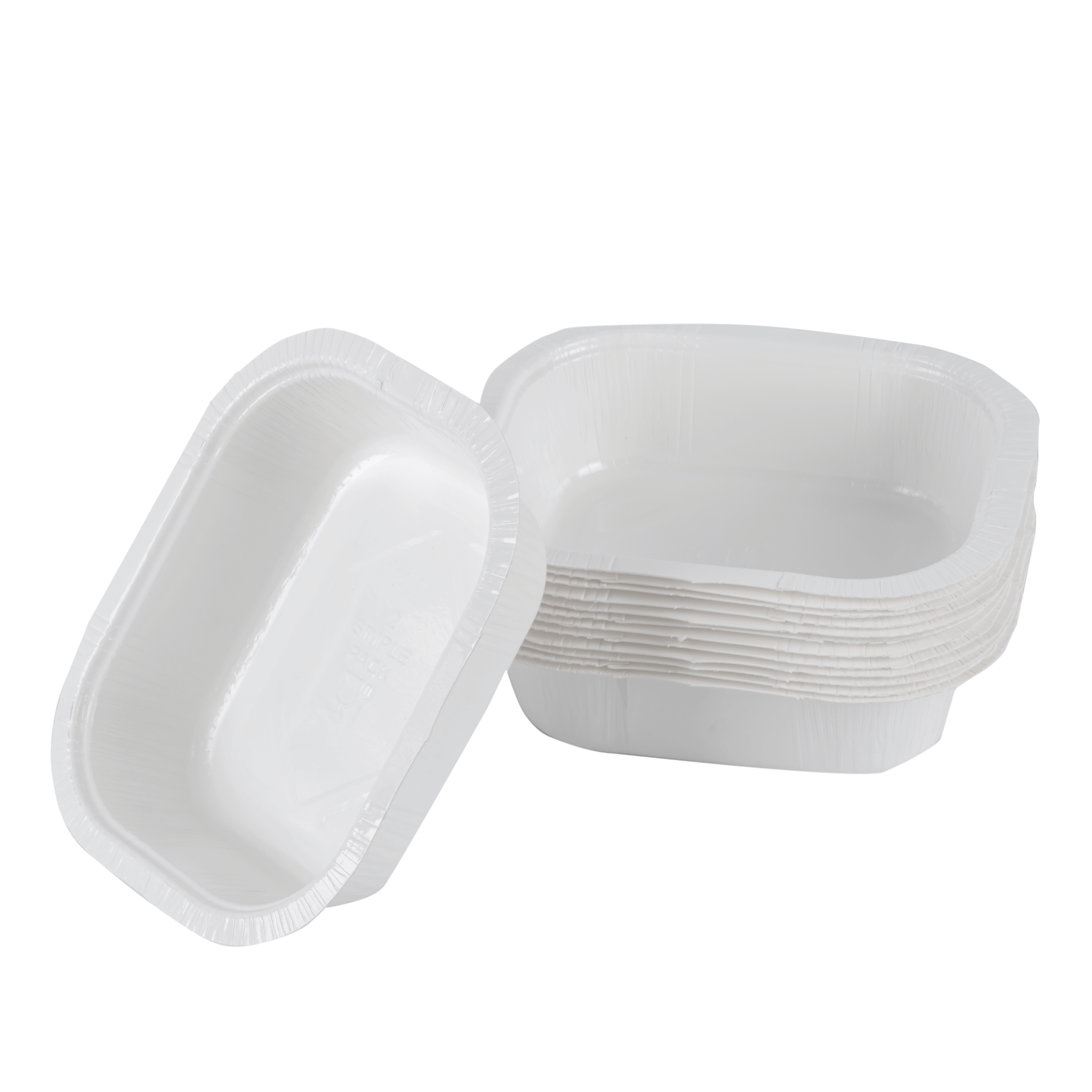 15 oz White Containers & Trays - 5.5" x 4.5" x 1.7" - 500 Case – Simple ...