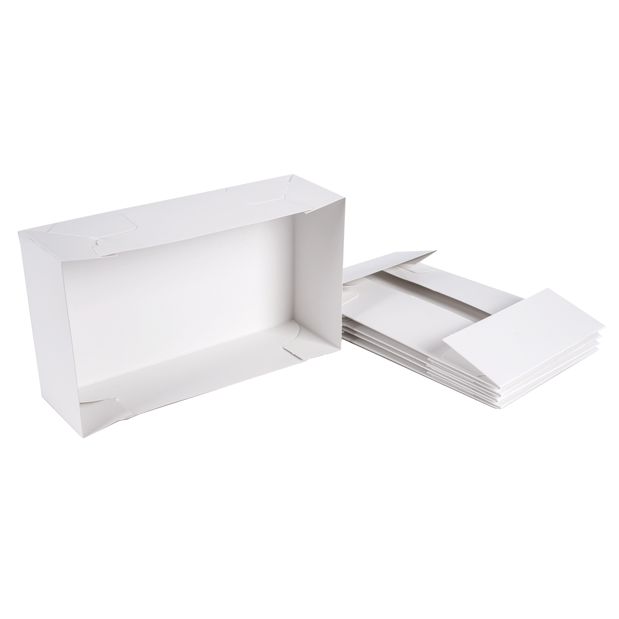 White Rectangle Fold Tray - 10.5" x 10.5" x 4" - 250 Case – Simple Pack Usa
