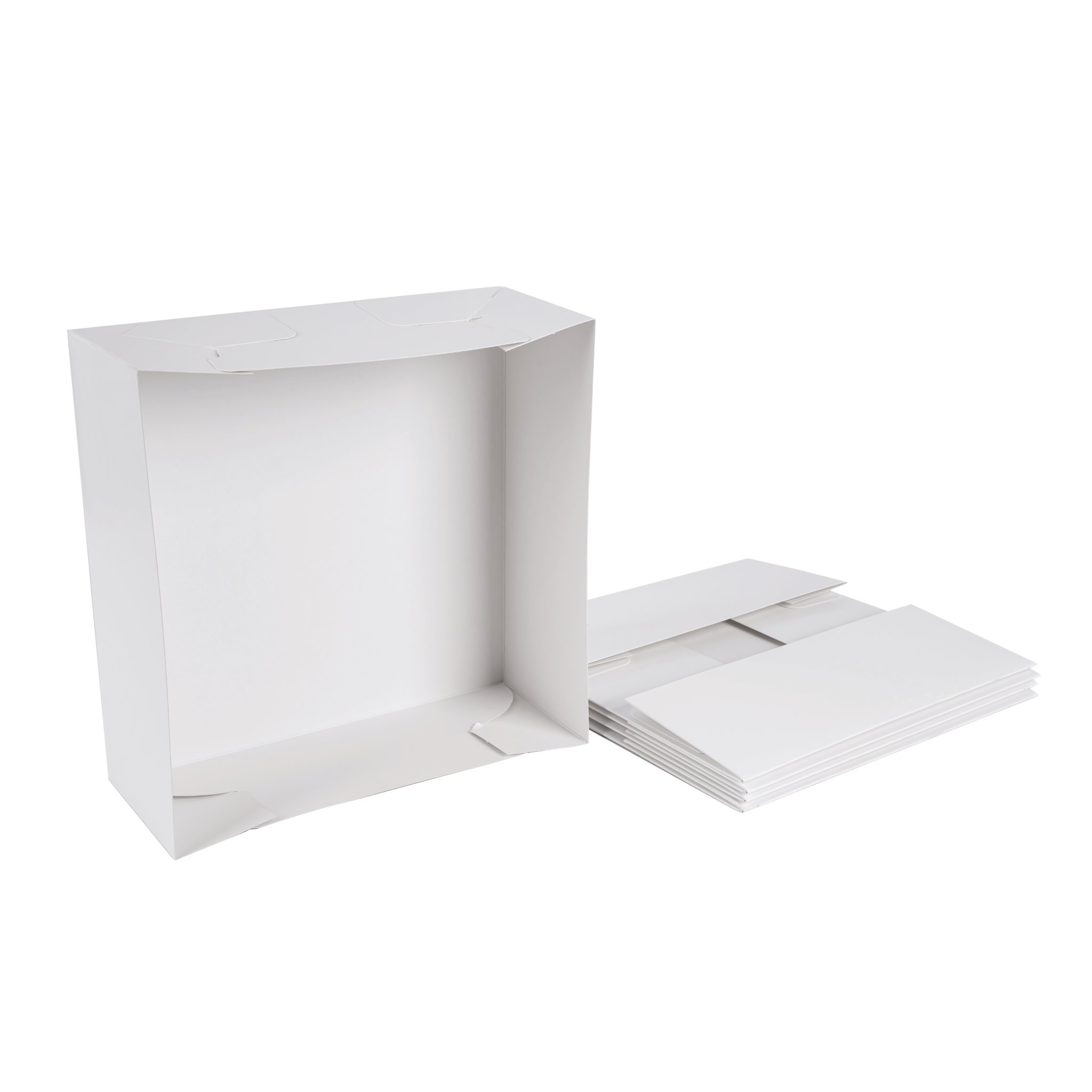 White Rectangle Fold Tray - 10" x 6" x 2.5" - 425 Case – Simple Pack Usa