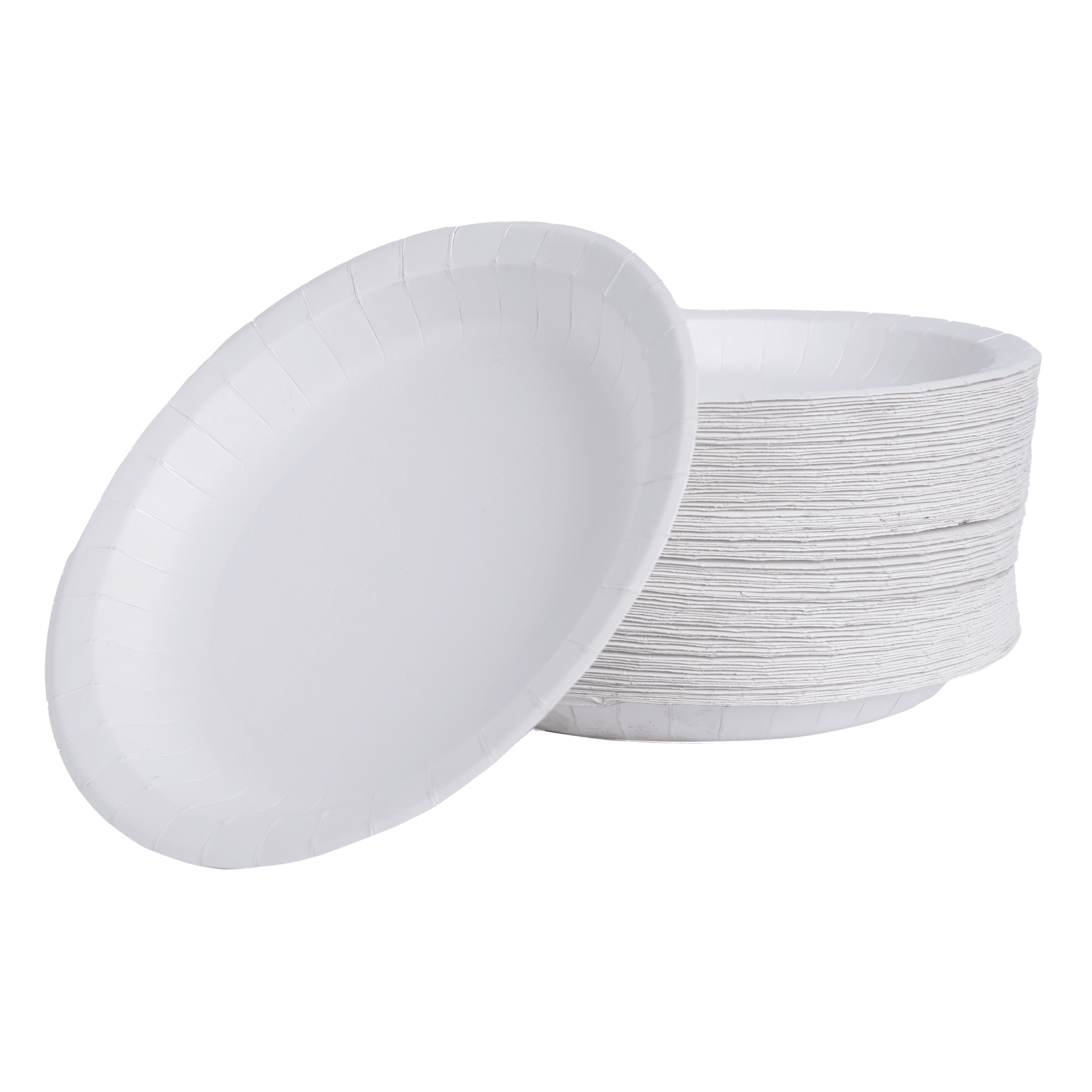 White Paper Plates - 9" Deep Heavy Coated - 500 Case – Simple Pack Usa